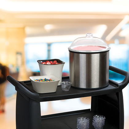 Coldmaster Ice Cream Server, Lid & Shroud | Carlisle FoodService Products