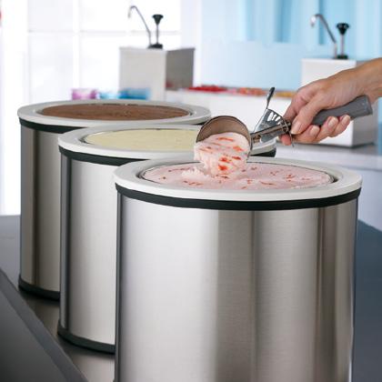 Coldmaster Ice Cream Server, Lid & Shroud | Carlisle FoodService Products